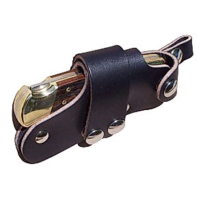 Generic Quick Draw Release Standard Leather Knife Sheath for Buck 110 Knives (Black)