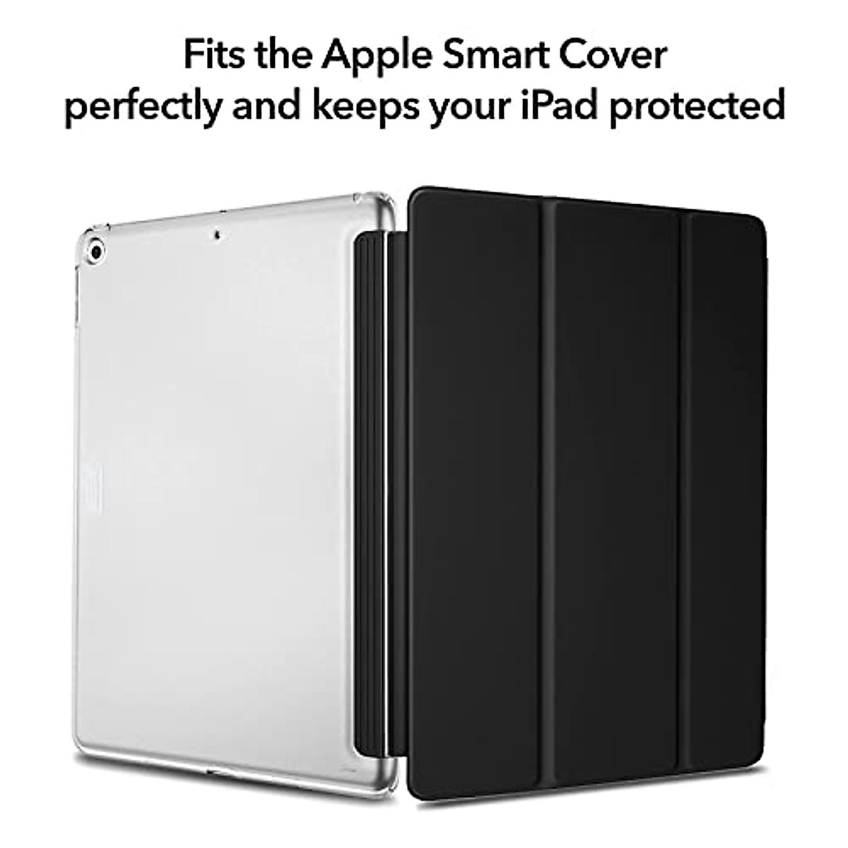 ESR for iPad Cases for 9 Generation, Matte TPU Shell Back Cover Compatible with iPad 9th/8th/7th Generation, Ful Protection, Slim and Lightweight, Translucent