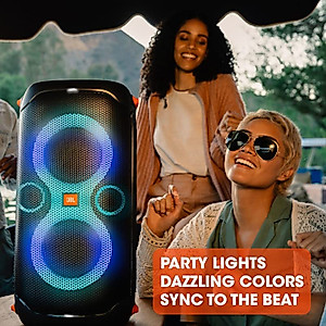 JBL PartyBox 110 - Portable Party Speaker with Built-in Lights, Powerful Sound and deep bass