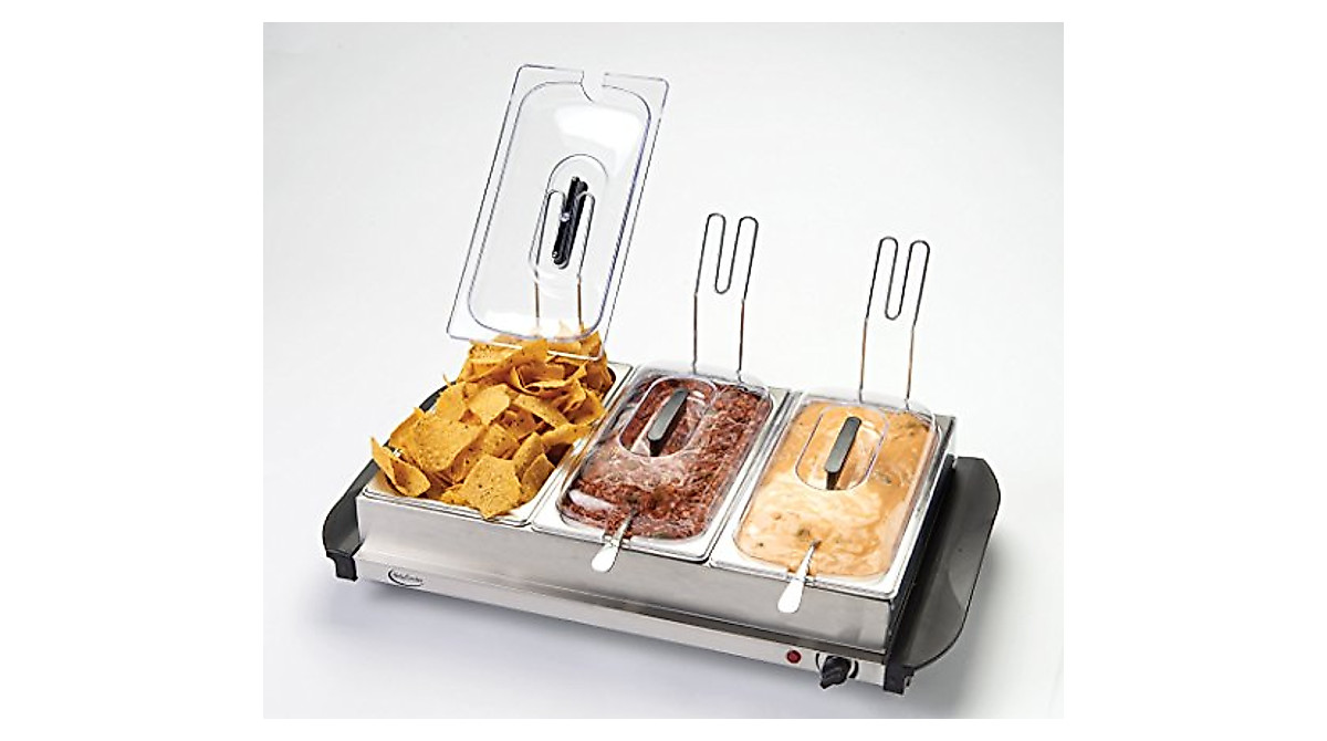 Betty Crocker Buffet Server & Warming Tray - Stylish & Safe