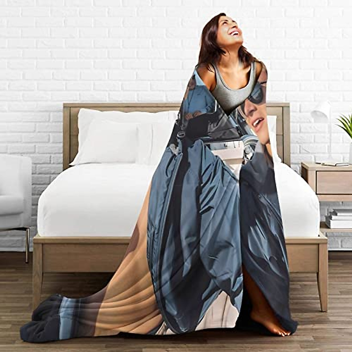 Outer Blankets Banks Television Series Rudy Pankow as JJ and Super Soft and Comfortable Fleece Blankets for Sofa,Office Bed car Camp Couch 50" X40"