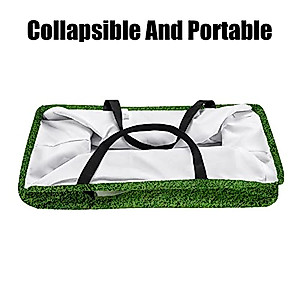 KQNZT Reusable Grocery Bags, Large Foldable Reusable Shopping Tote Bags Bulk for Groceries, Waterproof Kitchen Cloth Produce Bags with Long Handles, Golf Sports