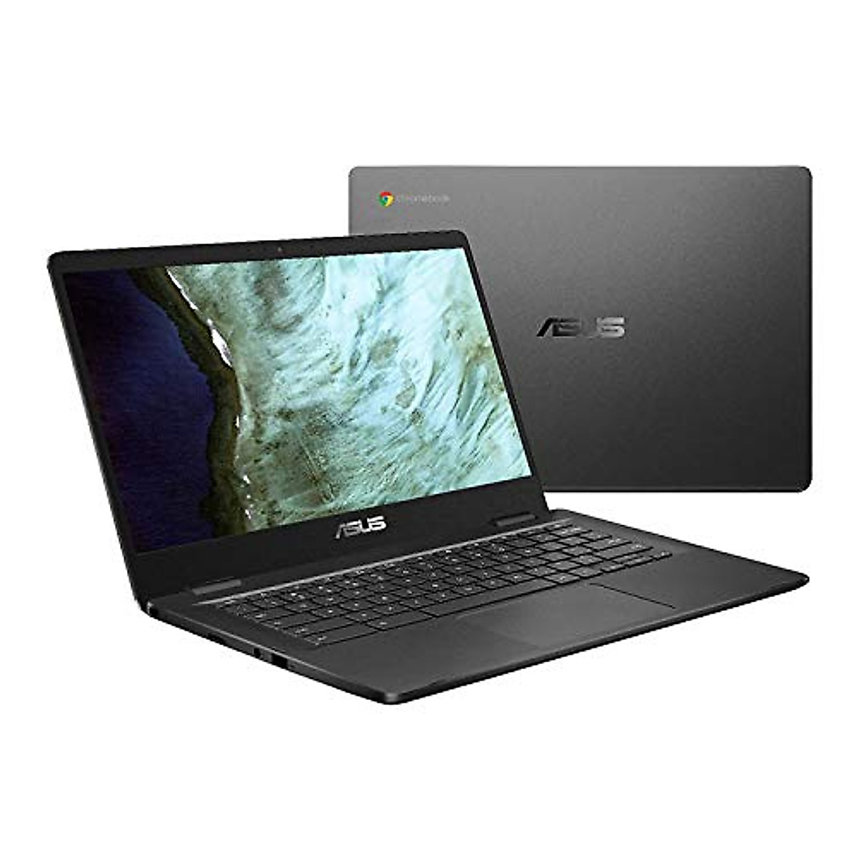 ASUS Intel Celeron N3350 4GB Memory 32GB eMMC 14-Inch Chromebook (Slate Gray)