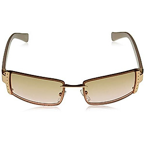 SOUTHPOLE Women's 1022SP Slim Retro Metal UV400 Protective Rectangular Sunglasses. Cool Gifts for Her, 51mm, Rose Gold, 51 mm