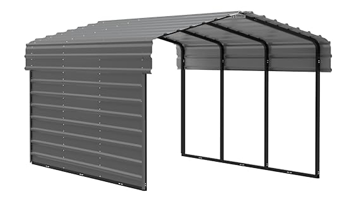 Arrow Carports Galvanized Steel Carport - Durable & DIY