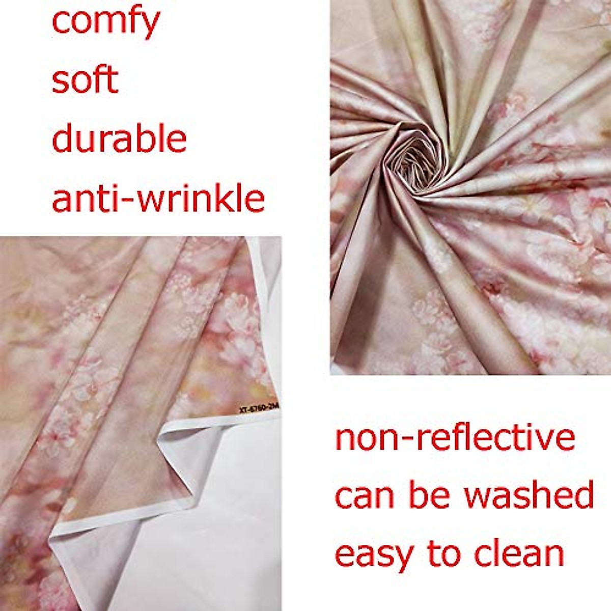 5x6.5ft Colorful Fantasy Background Pink Painting Flower Backdrop for Photography Baby Shower Backdrop Maternity Shoots Newborn Photo Studio Background Seamless XT-6760