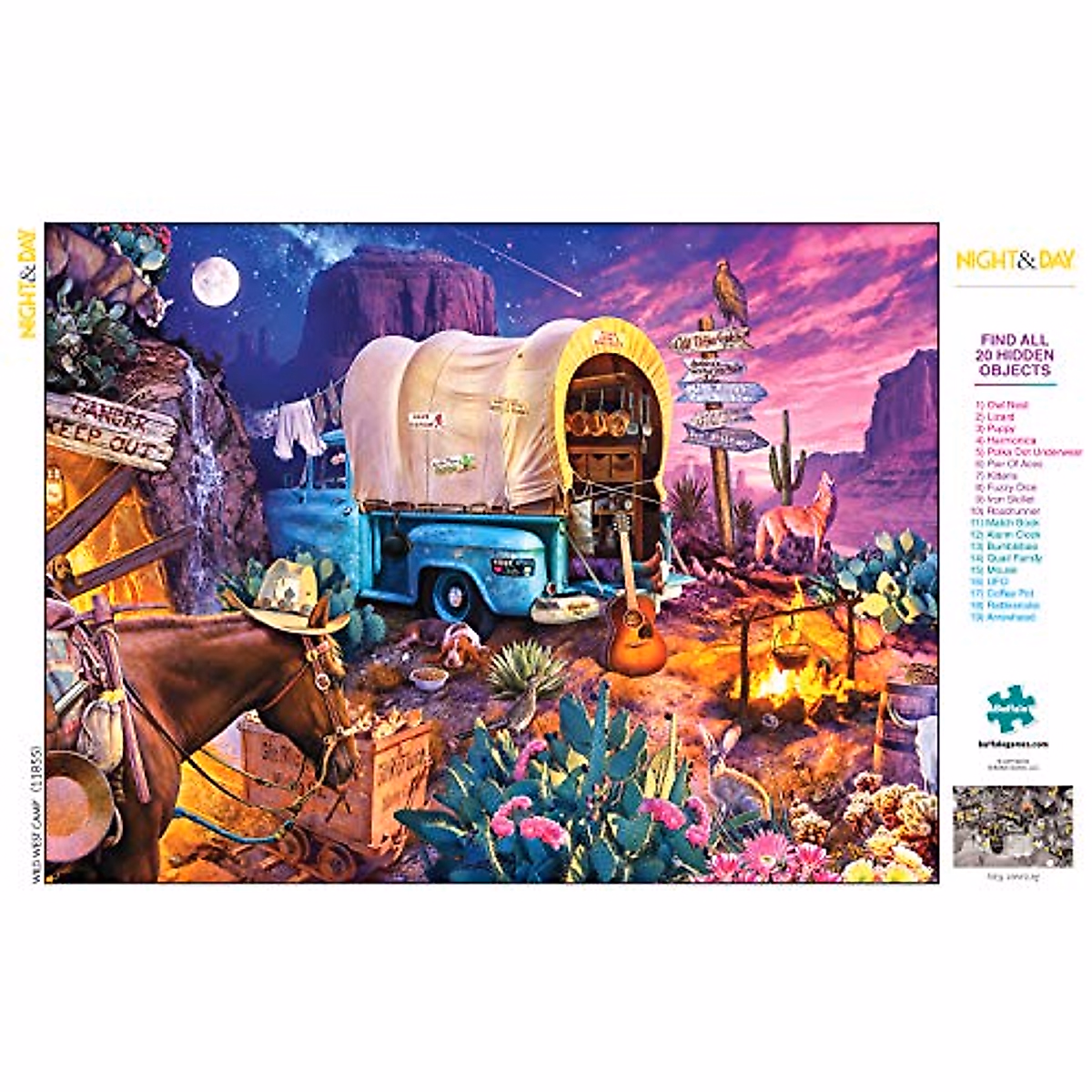 Buffalo Games - Wild West Camp - 1000 Piece Jigsaw Puzzle