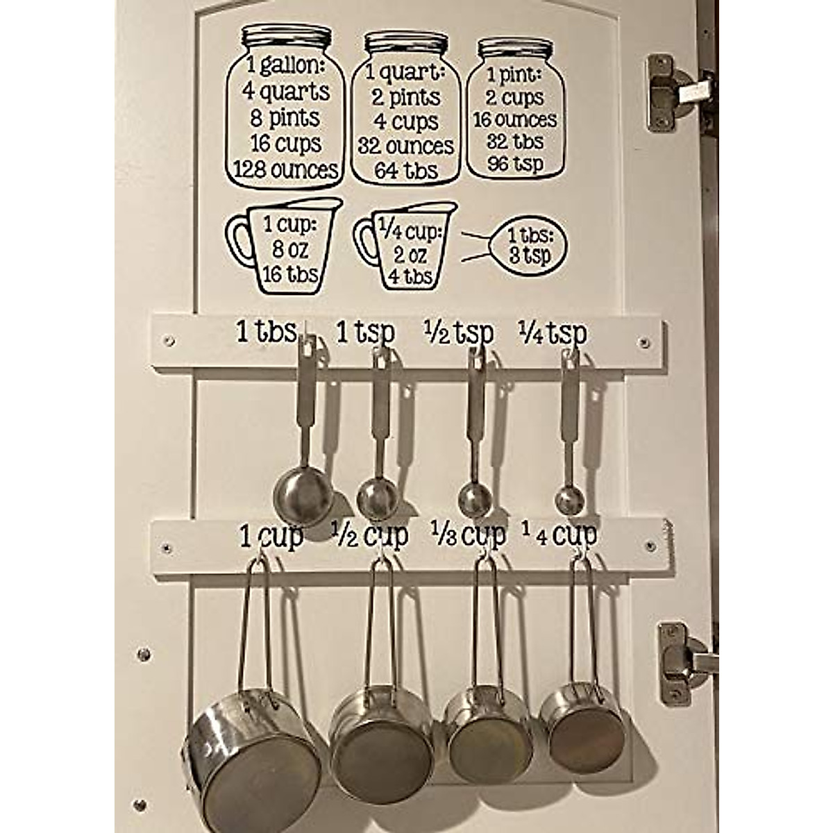 Measurement Decals for Kitchen Cabinets - Kitchen Conversions Wall Decor with Cooking Measurement Conversion Chart