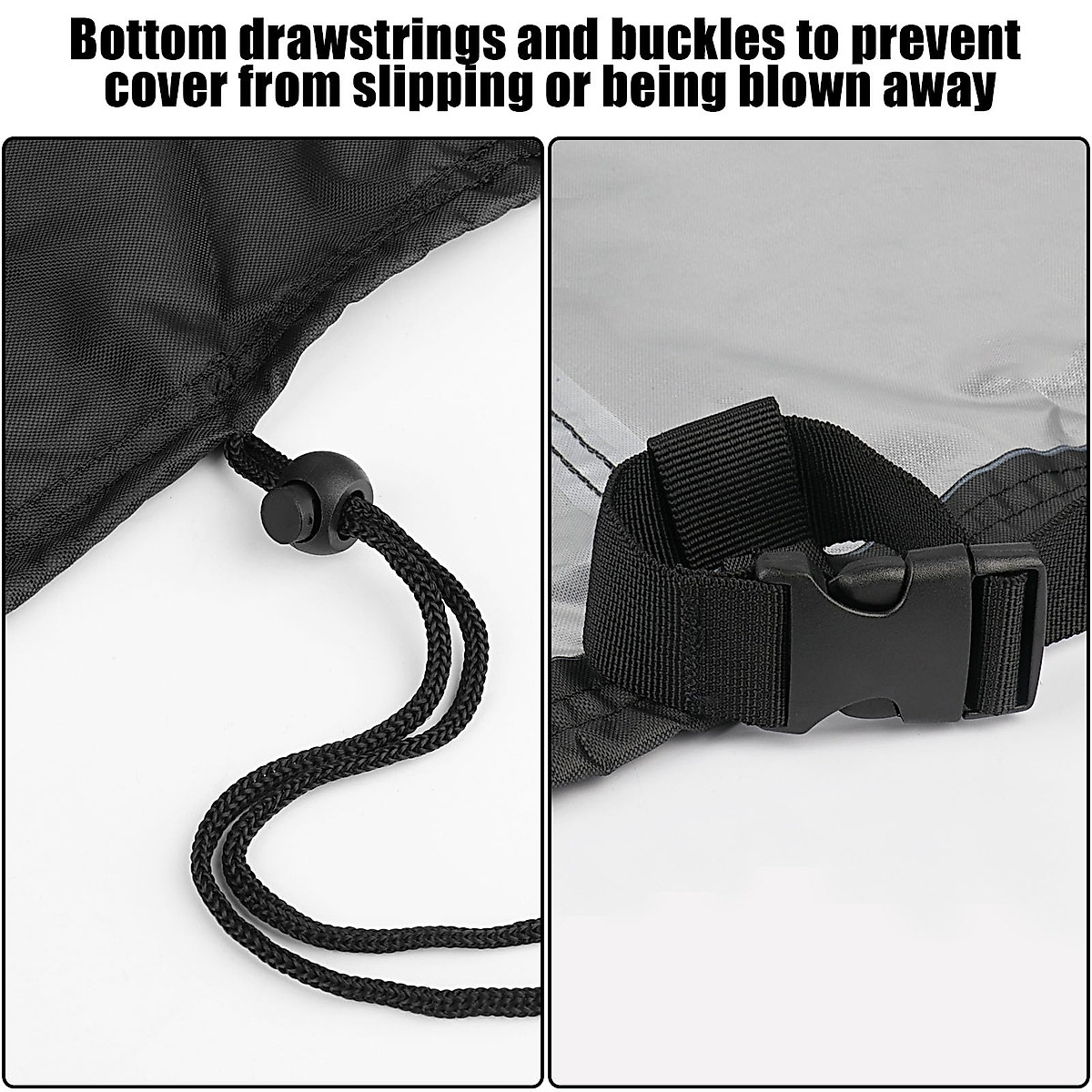 Guisong Outdoor Bar Table Cover, Protective Cover for Outdoor Console Table/Bar Height Table/Metal Outdoor Bar Table/Outside Bar for Patio-48.5" x 16" x 38"