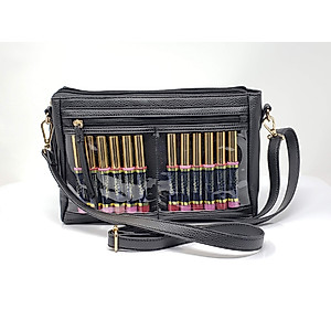 CariWare Crossbody Display Lipstick Organizer Lipsense Essential oil Ita Pin Wow Bag