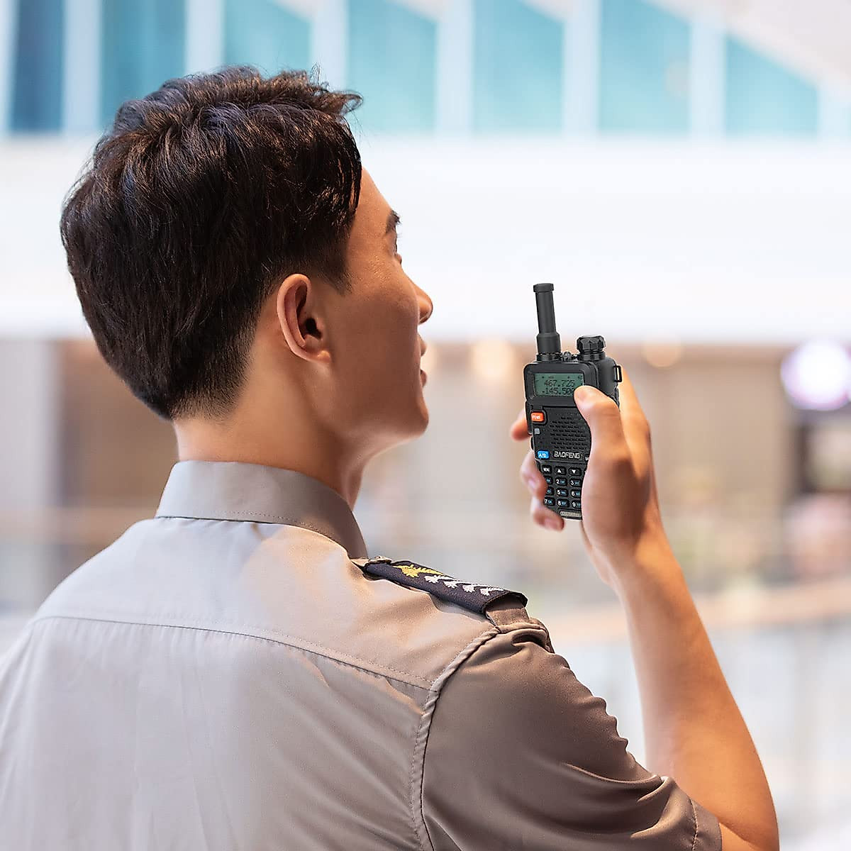 BaoFeng Antenna Stubby Antenna UHF 400-470MHz Two Way Radio Antenna Replacement Walkie Talkie Mini Antenna 1.77inch SMA Female for Kenwood Wouxun Baofeng BF-F8HP UV-5R UV-82 BF-888S(2 Pack)