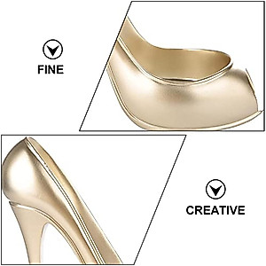 Cabilock Home Decor Home Decor Tabletop Rack High Heel Bottle Holder Resin Shoe Bottle Holder Decorative Rack Shelf Stiletto Modeling Sculpture for Home Bar Events Party Banquet Tabletop Decor Wine