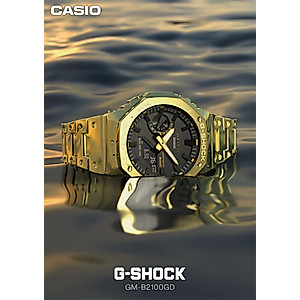 Casio GM-B2100GD-9AJF [G-Shock (G-Shock) Full Metal Model with Smartphone Link GM-B2100 Yellow Gold Color Model] Watch Japan Import March 2023 Model