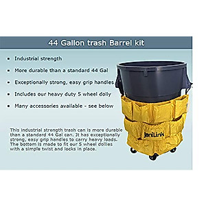janiLink 44 GAL Barrel, Dolly and Caddy Bag Kit