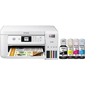 Epson EcoTank Wireless Color All-in-One ET-2850 Inkjet Printer for Family