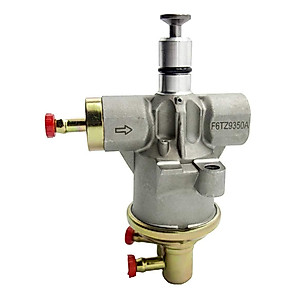 Lift Valley Fuel Pump with Hose Lines Washers Install Kit For 1994-1997 Ford F250 F350 Superduty 7.3L Diesel Powerstroke Replaces OE# F6TZ-9350-A