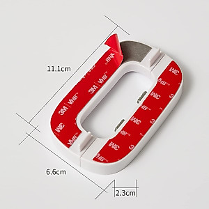 CNBEIAN Child Safety Locks for Refrigerator Doors-2 Pack-Grey