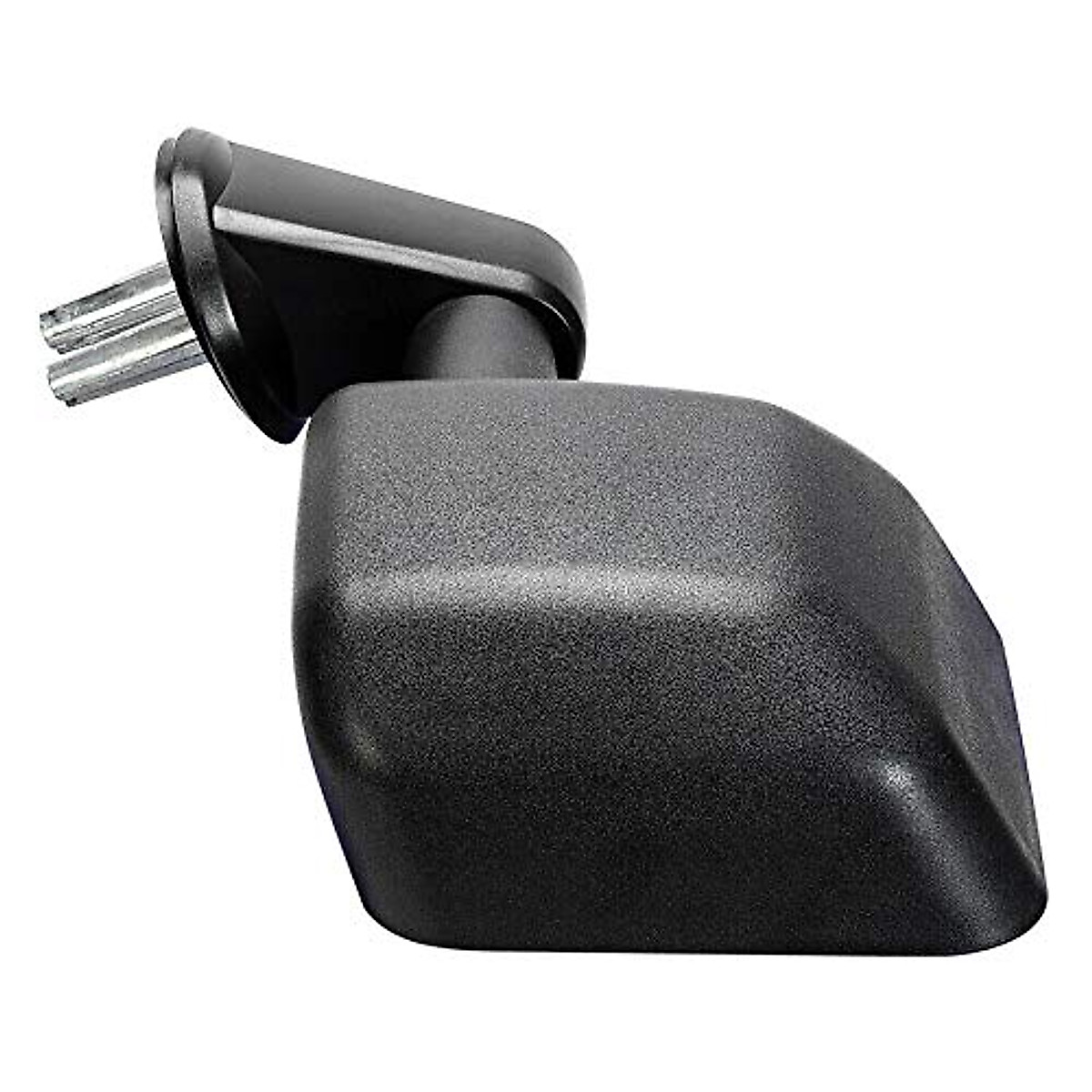 MOTORHOT Passenger Right Side Door Mirror Manual Fold Black Textured Mirror compatible with 2007-2010 Jeep Wran/gler