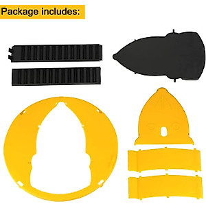 Mouse Trap Bucket, Turnover and Slide Bucket Lid Mouse Trap, Easy Set-up & Cleanning for Indoor & Outdoor, Mouse Trap Compatible, Humane or Lethal Bucket, Compatible 5 Gallon Bucket.