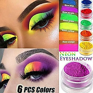 Pigment Body Powder Color Glow Powder Fluorescent Glitter Pearl High Gloss Nail Powder Powder Nail Pigment For Body And Craft The Bride Makeup