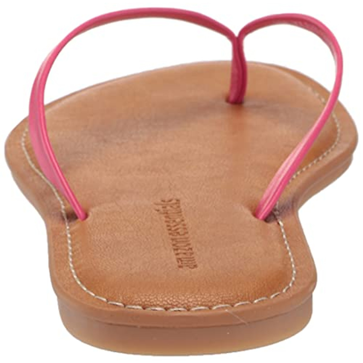 Amazon Essentials Women's Thong Sandal, Bright Pink, 7