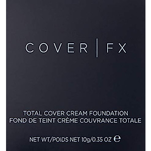 Cover FX Total Cover Cream Foundation: Oil-free Cream Foundation and Concealer - Full Coverage and Powerful Antioxidant Protection - P60, 0.35 oz