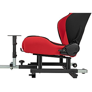 Centered Flight Stick Lower Mount Bracket with Height Adjusmtent. Plates Included. Configuration #6 Compatible with Thrustmaster Warthog, F-16C Viper HOTAS, F/A 18, VirPil, VKB and WinWing Sticks