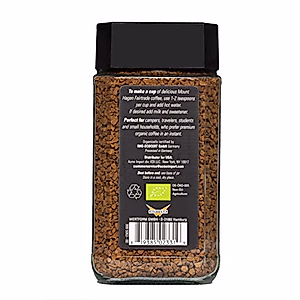Mount Hagen 3.53oz Organic Freeze Dried Instant Coffee - 6 pack | Eco-friendly Coffee Made From Organic Medium Roast Arabica Beans | Fair-Trade Coffee Instant [6 x 3.53oz Jar]