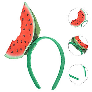 Watermelon Headband for Party Favors, Fruit Headband Fashion Headpiece Watermelon Costume for Women Girls