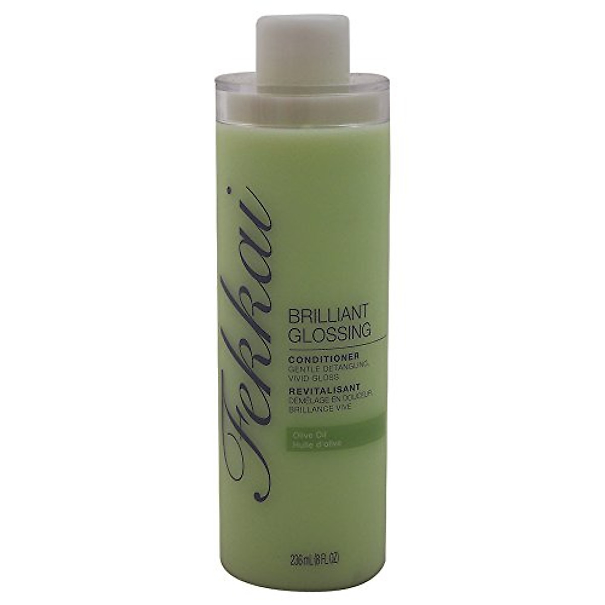 Fekkai Brilliant Glossing Hair Conditioner | Gentle Detangling, Vivid Gloss | Infused with Sun-Ripened Olive Oil | Fresh Floral Garden Scent | 236 mL / 8 fl oz