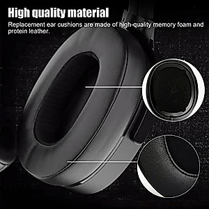 Replacement Ear Pads Ear Cups Repair Parts Protein Leather Memory Foam for Skullcandy Crusher 3.0 Wireless Hesh 3