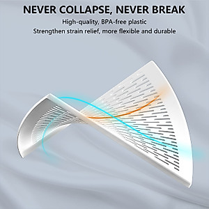 WANCHIY Upgraded Cabinet Organizers and Storage -Divided Compartment Holder for Plastic Bag, Wrap, Foil, Snack and Box for Kitchen Organization and Storage-Under Sink Organizers and Storage Suitable