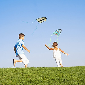 Lewabov 2 Pcs Children's Thumb Ejection Kite, Mini Beach Kite Easy to Fly, 4-18 Years Old,Small Funny Outdoor Sports Toys.
