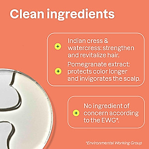 ATTITUDE Colorlast Hair Shampoo, EWG Verified, For Color Treated Hair, Protects Color, Naturally Derived Ingredients, Vegan and Plant Based, Avocado Oil and Pomegranate, 16 Fl Oz