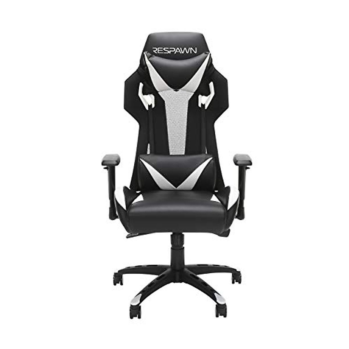 RESPAWN RSP-205 Racing Style Gaming Chair, Leather, White