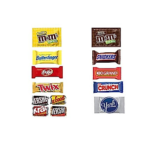CANDYMAN Ultimate Gift Bundle with 10 Pounds Chocolate Candy Variety Pack Including Individually Wrapped USA Favorites