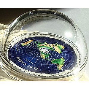 2019 DE Great Conspiracies PowerCoin Flat Earth 2 Oz Silver Coin 10$ Palau 2019 Proof