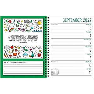 Positively Present 16-Month 2022-2023 Monthly/Weekly Planner Calendar: Wonderful Things Might Happen