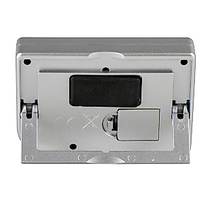 Salter 397 SVXR Electric Timer, Digital Stopwatch, Memory Function, Magnetic or Self Standing, Stick on Fridge, Count Up/Down, 99 Min 59 Sec, Beeper Sound, Start/Stop Button, Grey,1.5D x 5.2W x 7.6Hcm