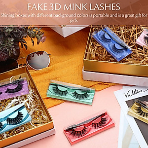 Leelosp 80 Boxes Bulk Mink Lashes 10 Styles Wholesale False Fluffy Eyelashes Volume Lashes 12-20 mm Fake Lashes with 80 Lash Brush Mixed Natural Look 3D Lash