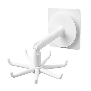 Colcolo 7 Claw Storage 60 Degree Rotation Hangers for Living Room, Office Umbrella Cabinet, White