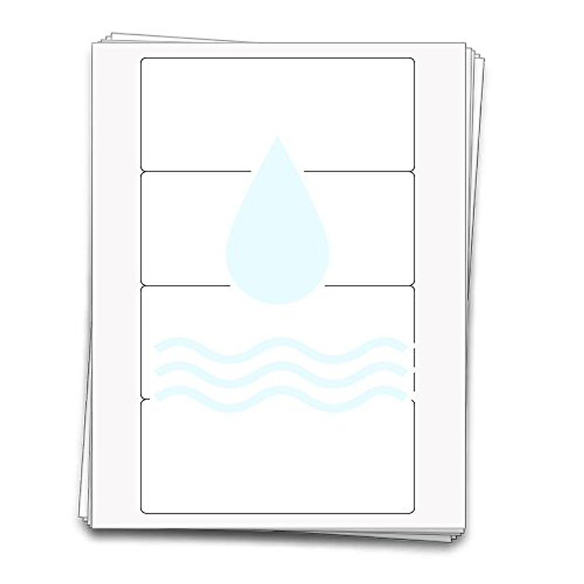 Dashleigh 40 Waterproof Pantry Labels for Quart Jars, 6 x 2.5 inches, Vinyl White