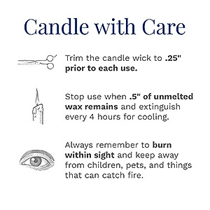 Candle-lite Scented Candles, Moonlit Starry Night Fragrance, One 18 oz. Single-Wick Aromatherapy Candle with 110 Hours of Burn Time, Gray