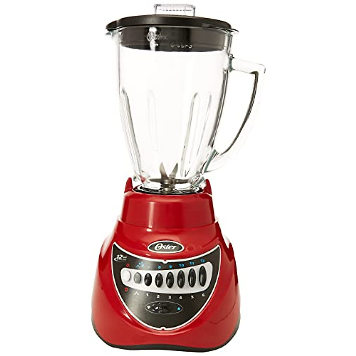 Oster BLSTEG7805R Glass Jar Blender, 220 Volts (Not for USA), 12 Speed 6-Cup, Red