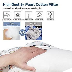 Baby Lounger Nest 100% Cotton Breathable Sleeping Bed Cover for Newborn Co Sleeping Nest Bed Cover Portable Infant Floor Seat Machine Washable, Strong Zipper, Adjustable Size