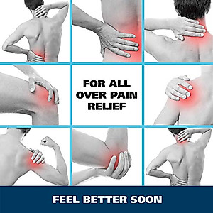 Wahl Heat Therapy Corded Vibratory Therapeutic Body Massager – Heated Handheld Massage with Two Speeds Low and High to Relieve Neck, Shoulder, Muscle, Leg & Back Pain - Model 4196-1201