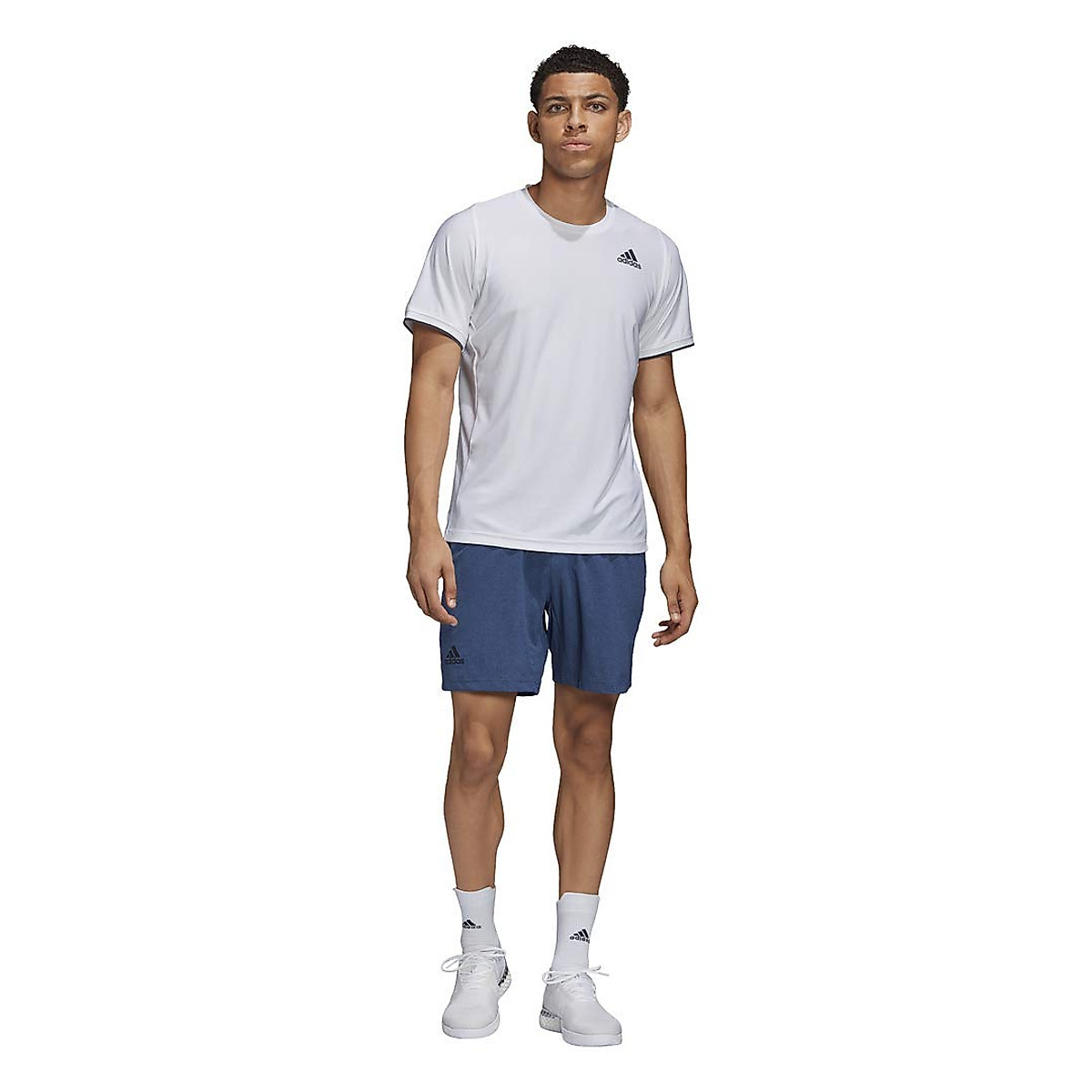 adidas Men's Ergo Melange Short Tech Indigo Large 9"