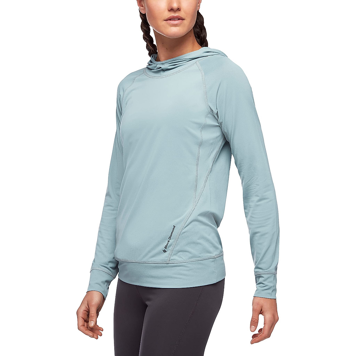 BLACK DIAMOND Equipment - Women's Alpenglow Hoody (as1, alpha, l, regular, regular, Blue Ash)
