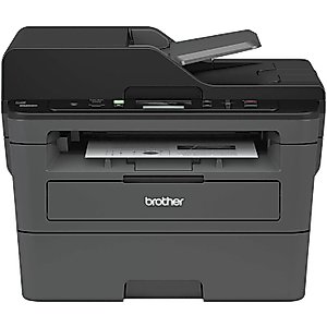 Brother DCP-L2550DW All-in-One Wireless Monochrome Laser Printer, Black - Print Scan Copy - 36 ppm, 2400 x 600 dpi, 128MB Memory, 50-Sheet ADF, Auto Duplex Printing, 250-Sheet (Renewed)