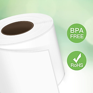 NELKO 4" x 2" 5/16 Direct Thermal Labels, Perforated Shipping Labels, Compatible with NELKO, MUNBYN, Rollo, JADENS, ASprink & iDPRT Printers, BPA & BPS Free, 300 Labels/Roll